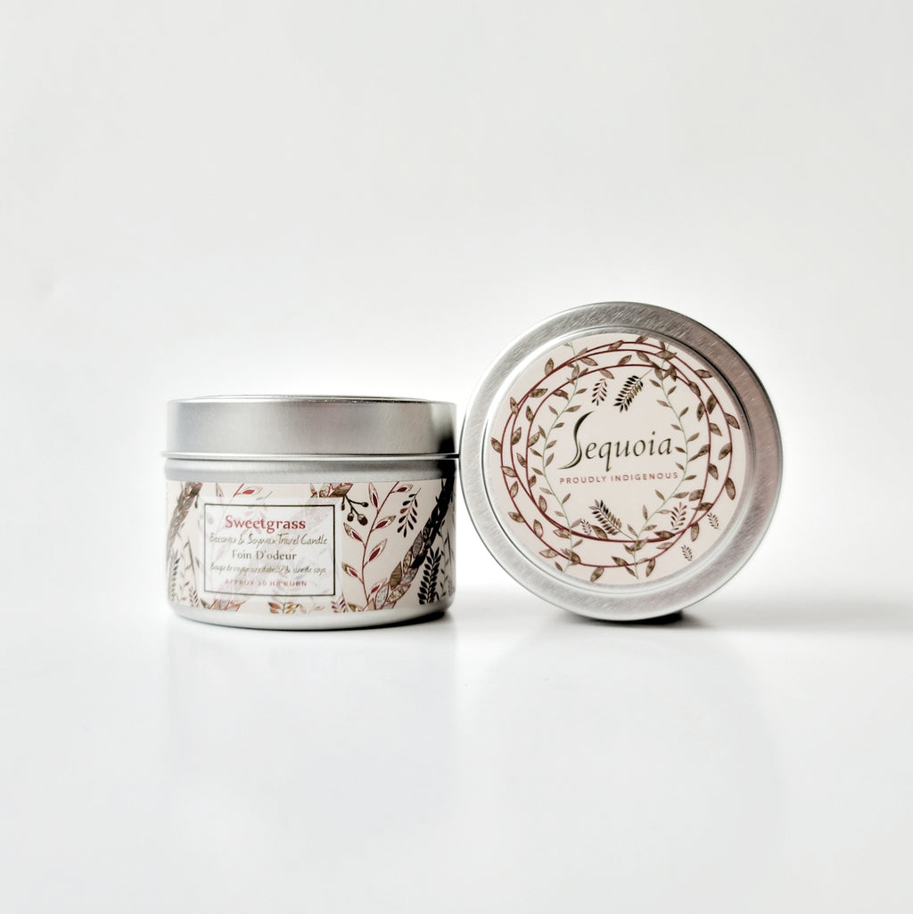 Sweetgrass Candle – Sequoia Proudly Indigenous